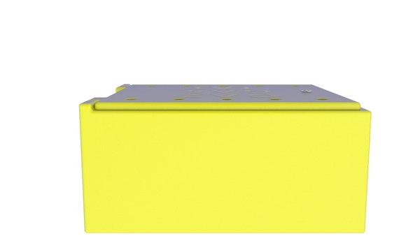 3D Metal Meter Box Cover 13 model - TurboSquid 1752170