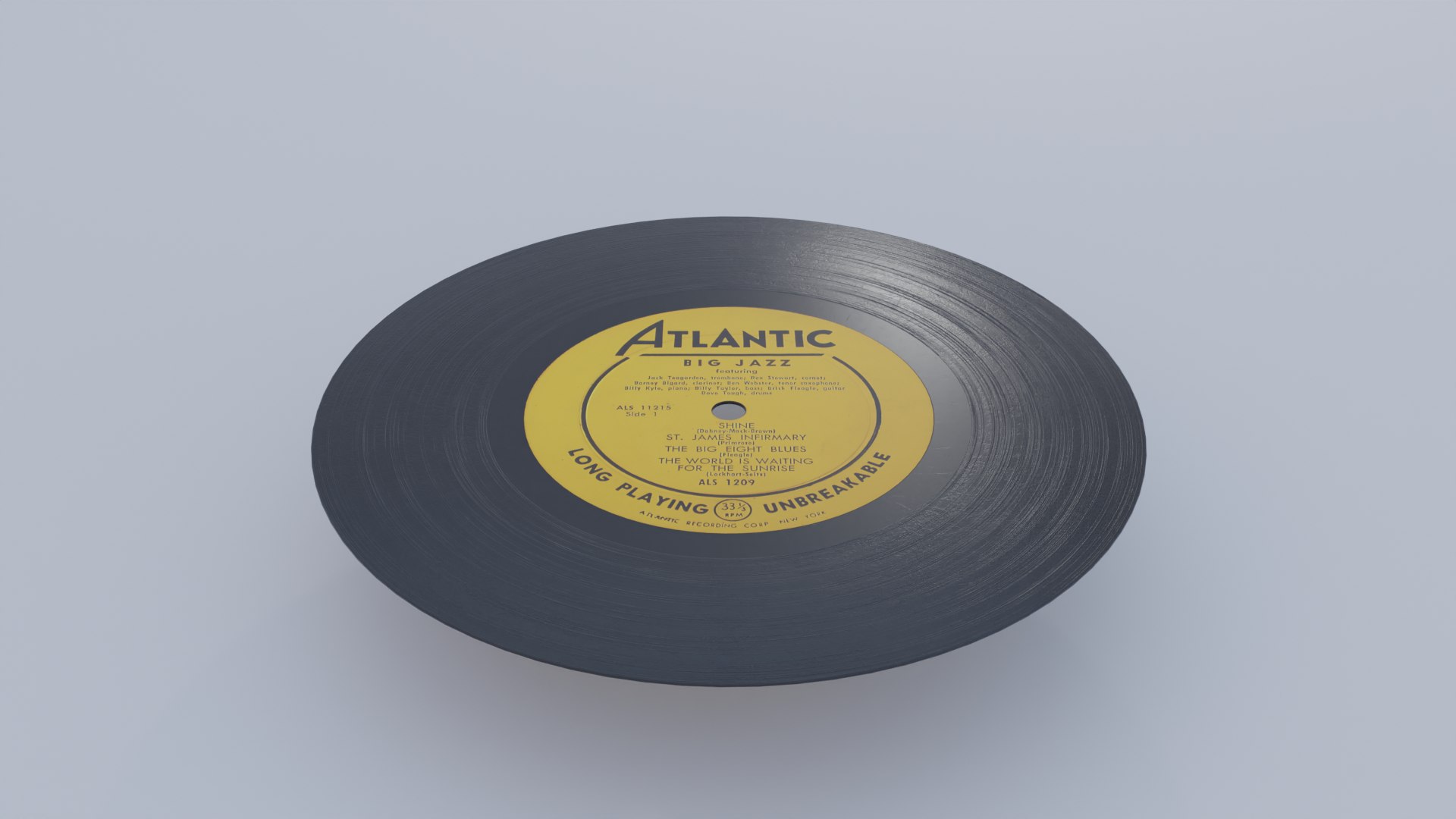 Retro Vinyl Disk With 4K Textures Low-poly 3D Model - TurboSquid 1966475