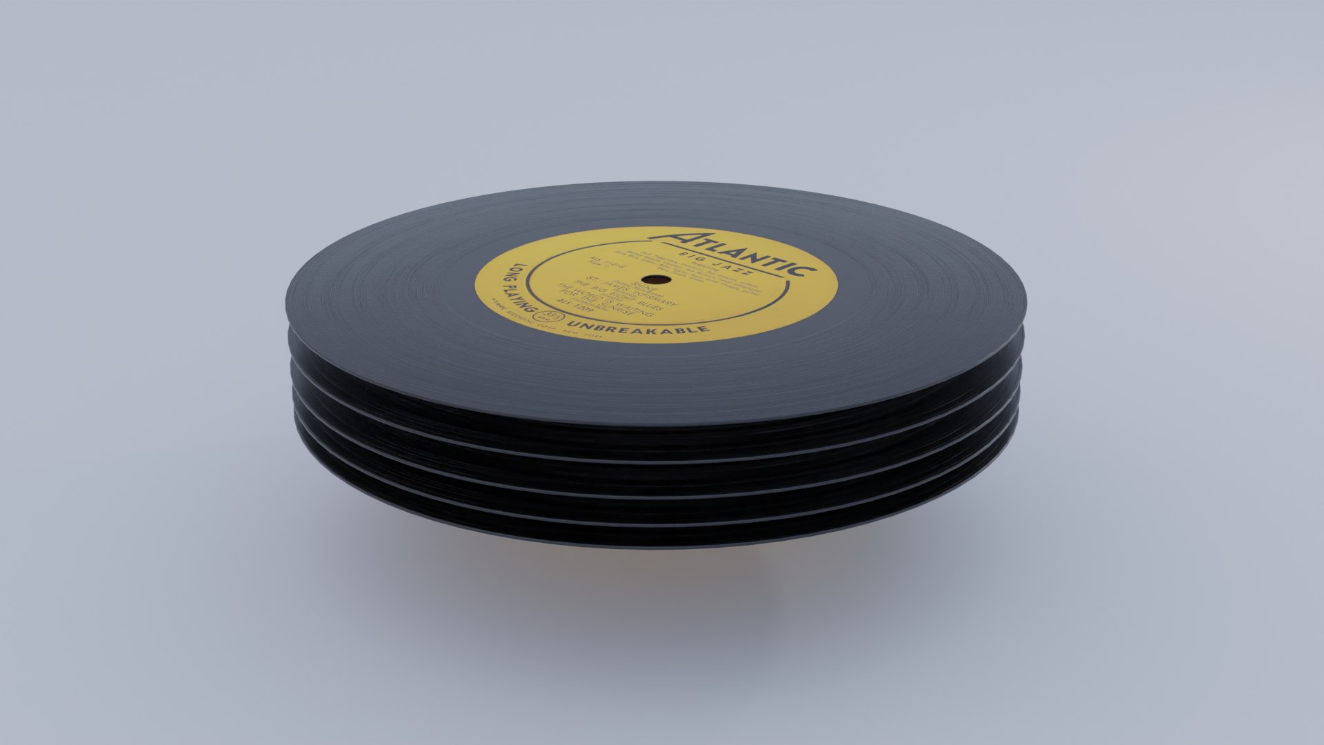 Retro Vinyl Disk With 4K Textures Low-poly 3D Model - TurboSquid 1966475