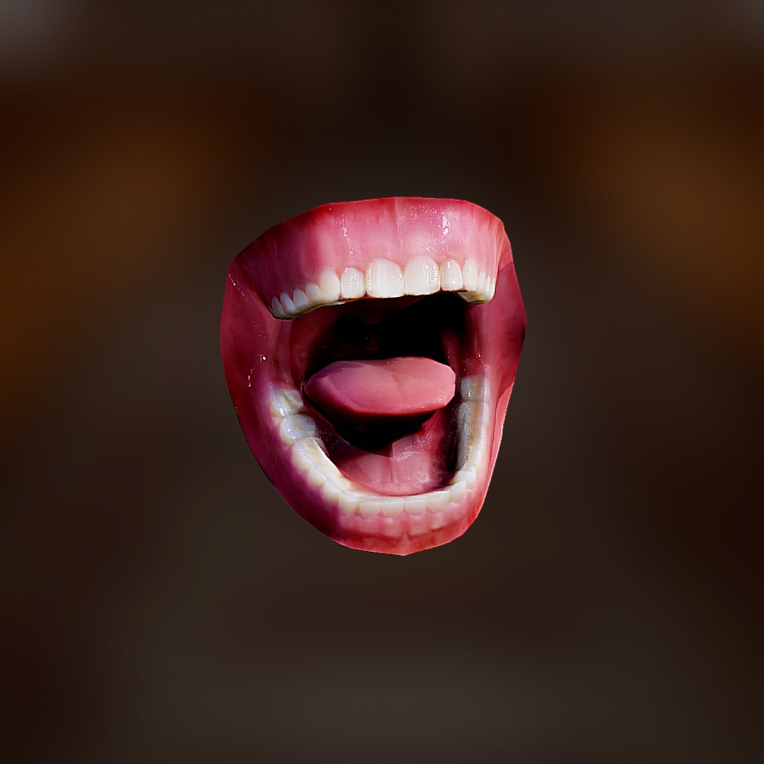 Human Mouth 3D Model - TurboSquid 1530442
