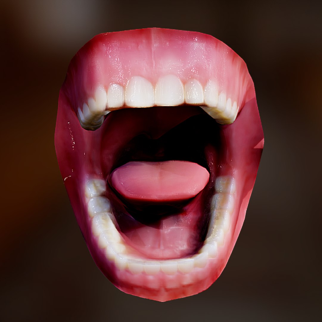 Human Mouth 3D Model - TurboSquid 1530442