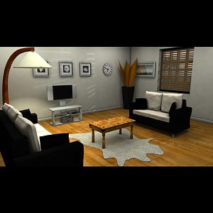 Living Room 3D Models for Download | TurboSquid