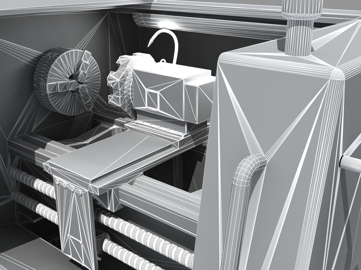 Cnc Machine Tool 02 3D Model - TurboSquid 1193892