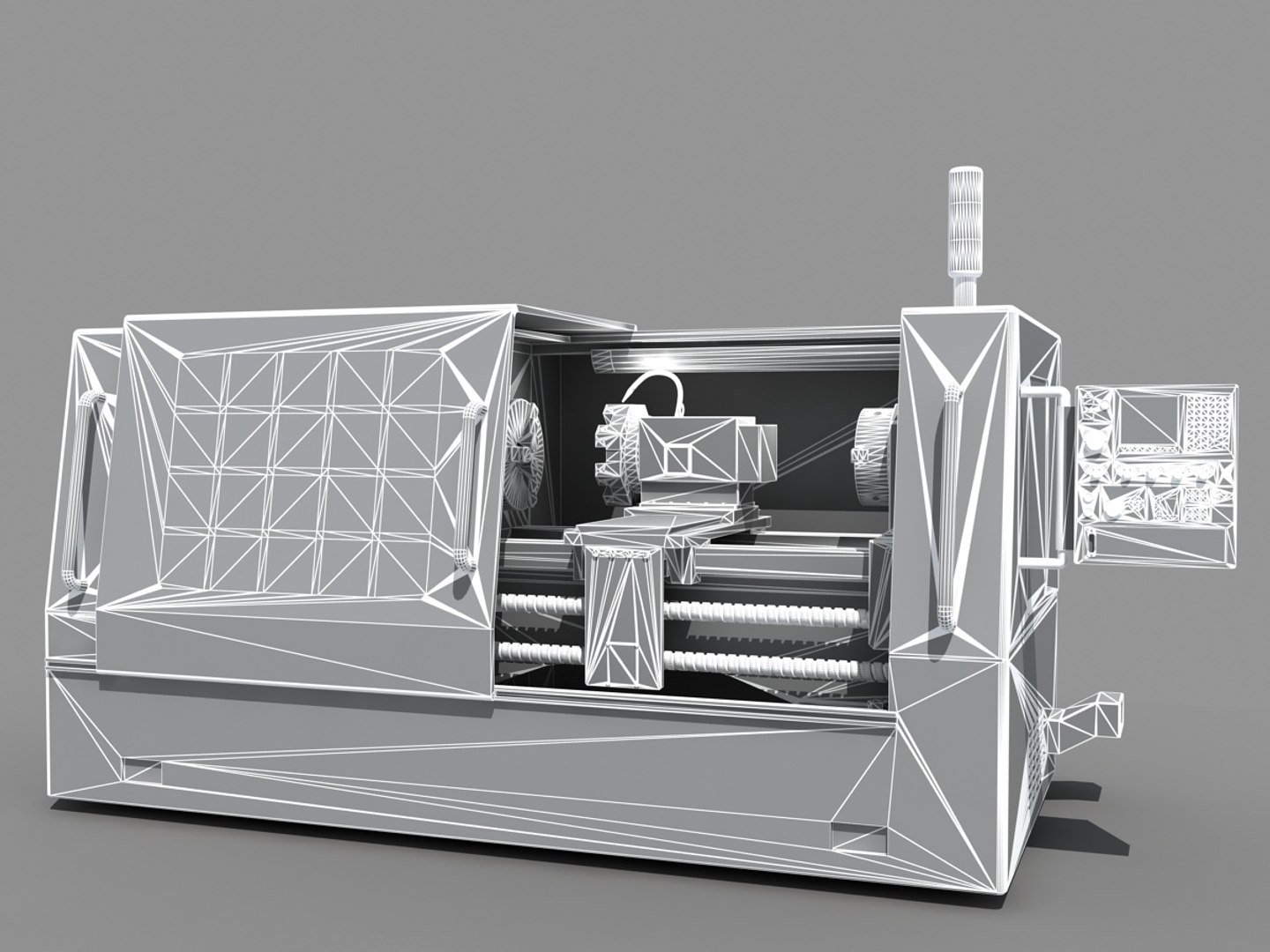 Cnc Machine Tool 02 3D Model - TurboSquid 1193892