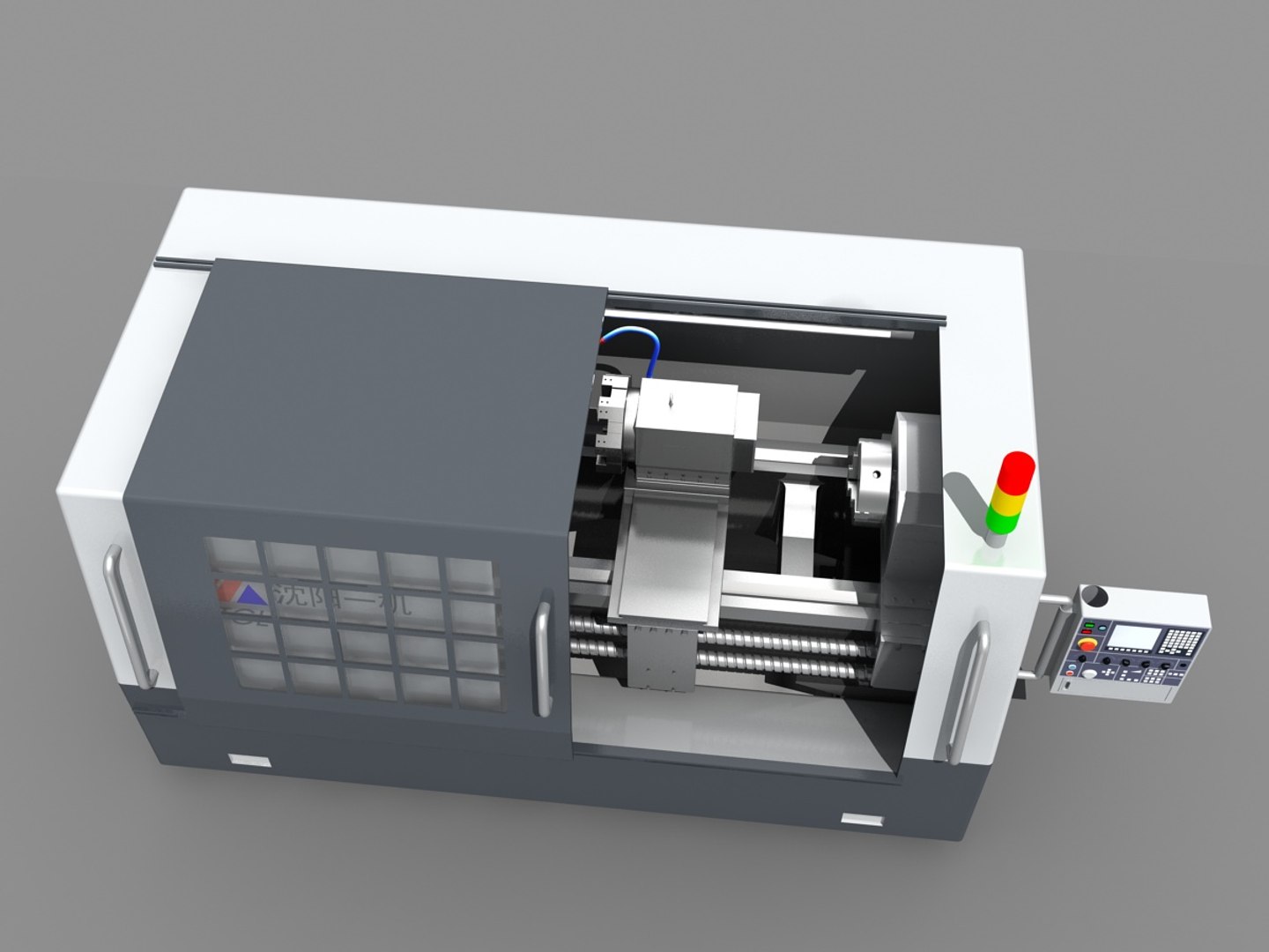 Cnc Machine Tool 02 3D Model - TurboSquid 1193892