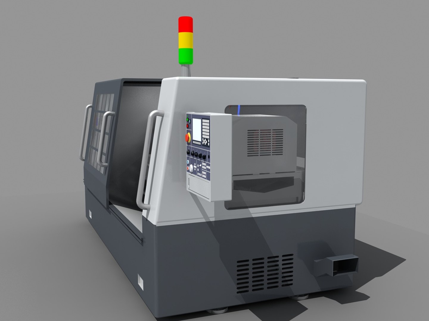 Cnc Machine Tool 02 3D Model - TurboSquid 1193892