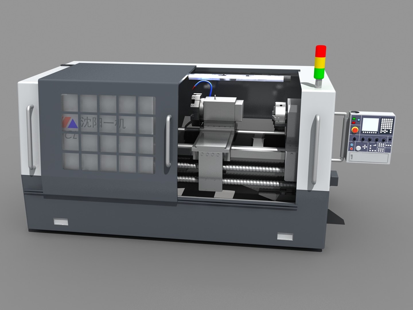 Cnc Machine Tool 02 3D Model - TurboSquid 1193892