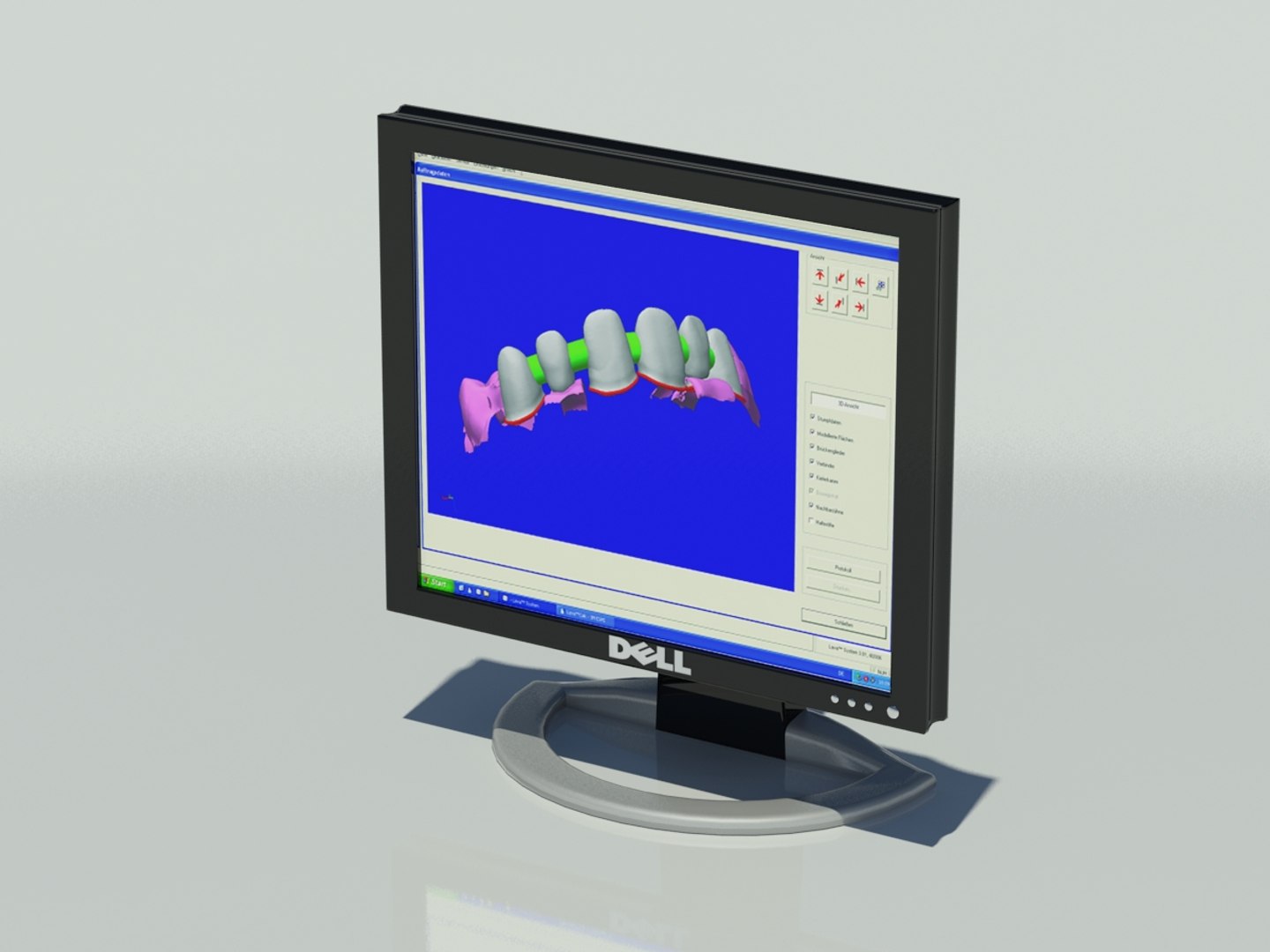 Dell Monitor 19 Inch 3d Model