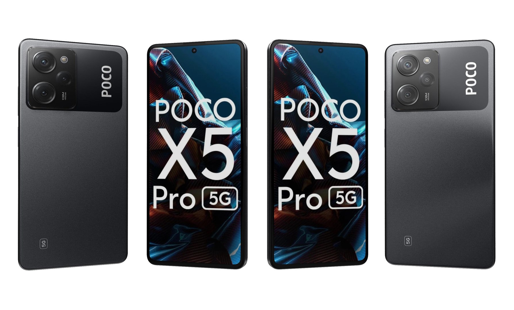 Xiaomi Poco X5 Pro 5G All Colors 3D - TurboSquid 2032556