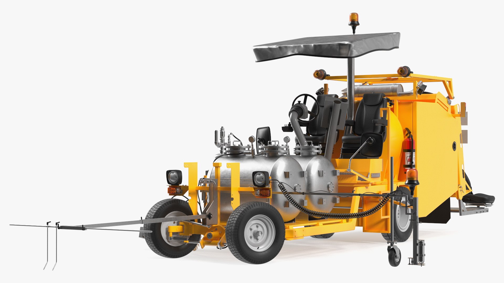 Road Line Marking Machine Rigged for Cinema 4D 3D model - TurboSquid ...