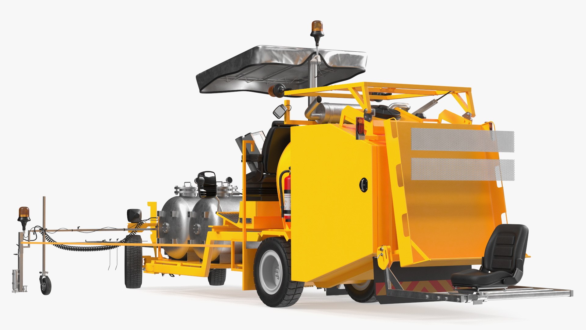 Road Line Marking Machine Rigged for Cinema 4D 3D model - TurboSquid ...