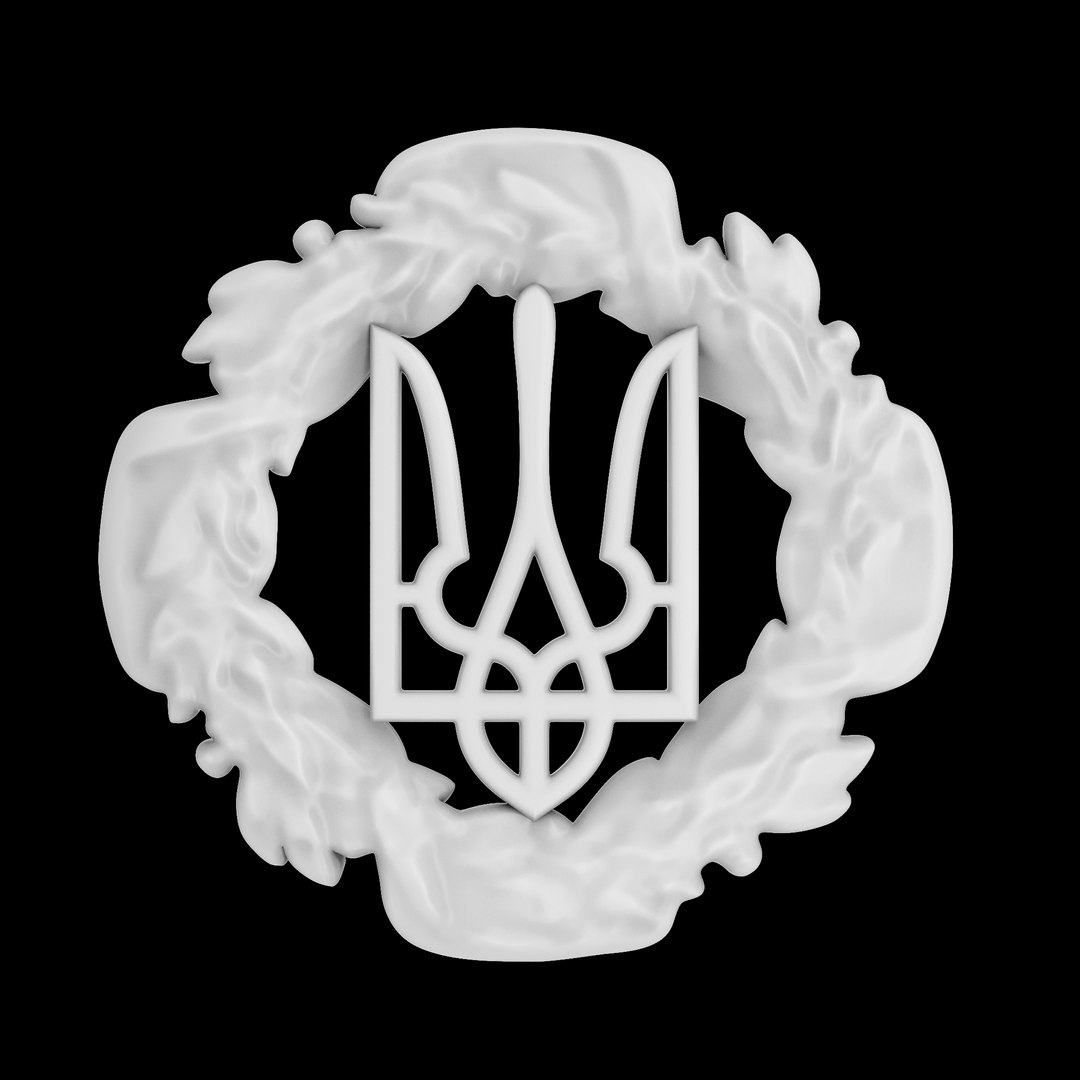 3D Emblem Of Ukraine Model - TurboSquid 2018209