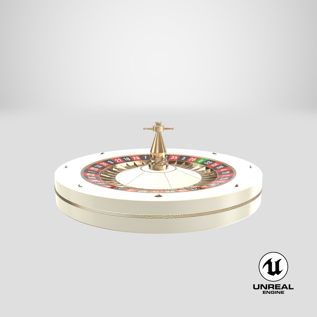 3D white roulette wheel games model - TurboSquid 1591785