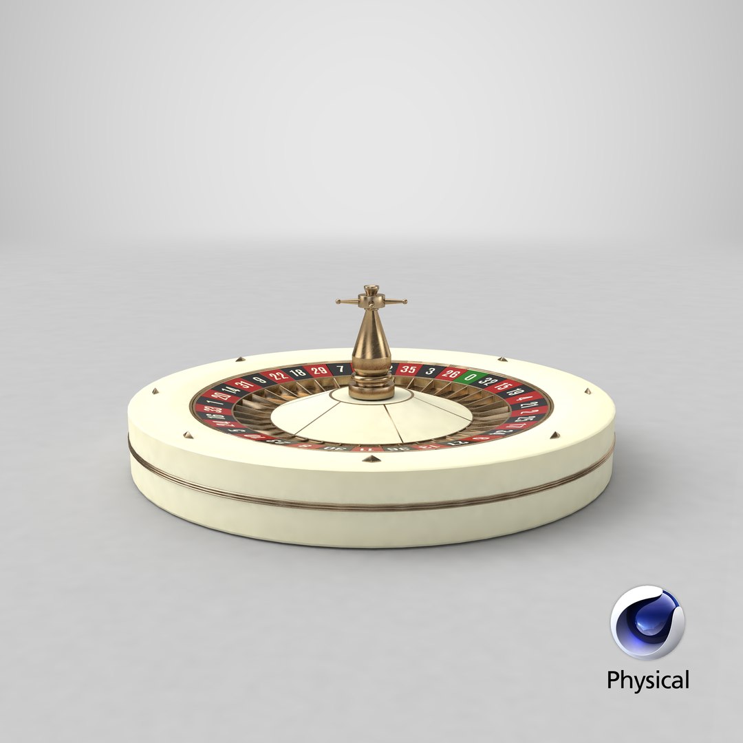 3D white roulette wheel games model - TurboSquid 1591785