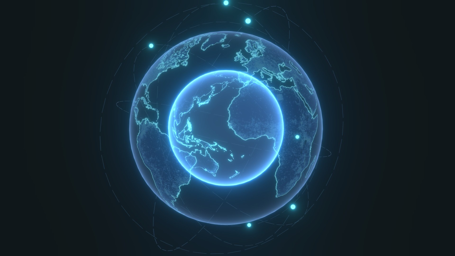 Animated Hologram Planet Earth 7 Sci-Fi 3D Model - TurboSquid 2042164