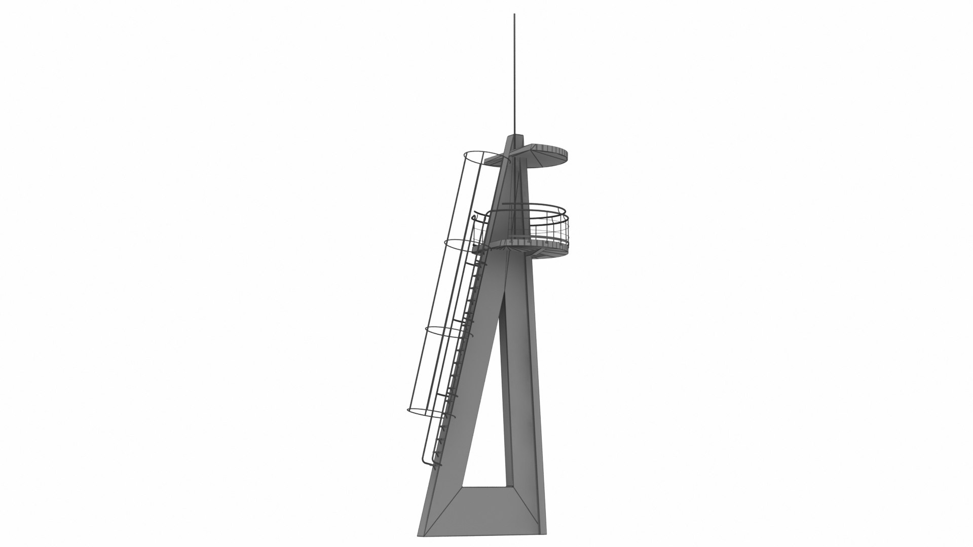 Futuristic Coast Guard Tower 01 3D Model - TurboSquid 2113401