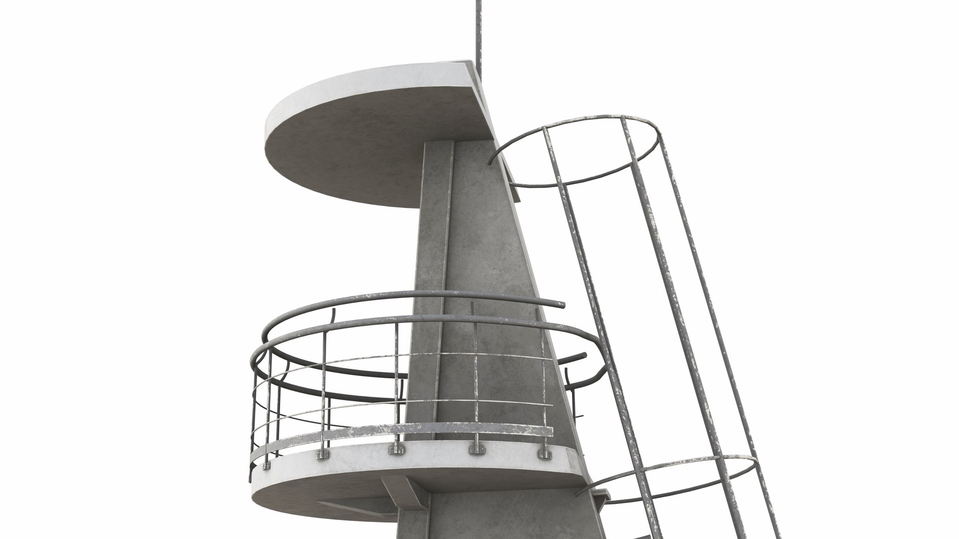 Futuristic Coast Guard Tower 01 3D Model - TurboSquid 2113401