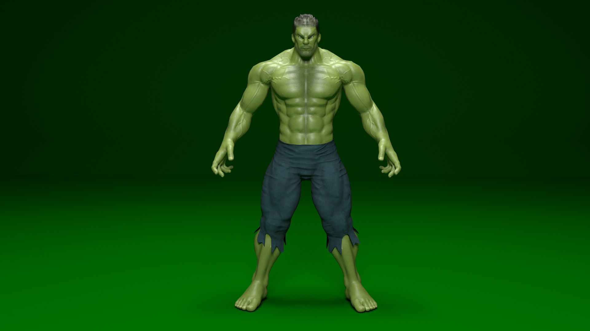 3D Hulk - TurboSquid 1705067