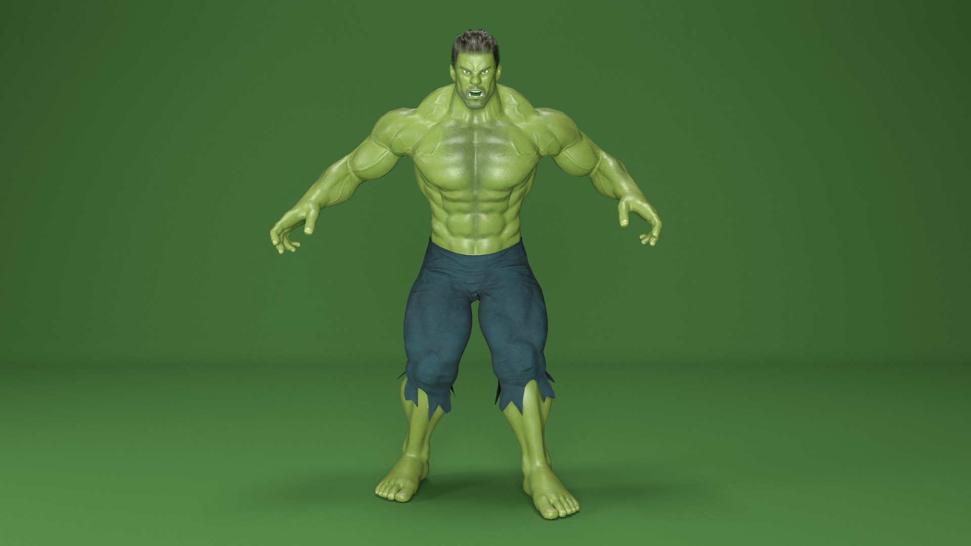 3D Hulk - TurboSquid 1705067