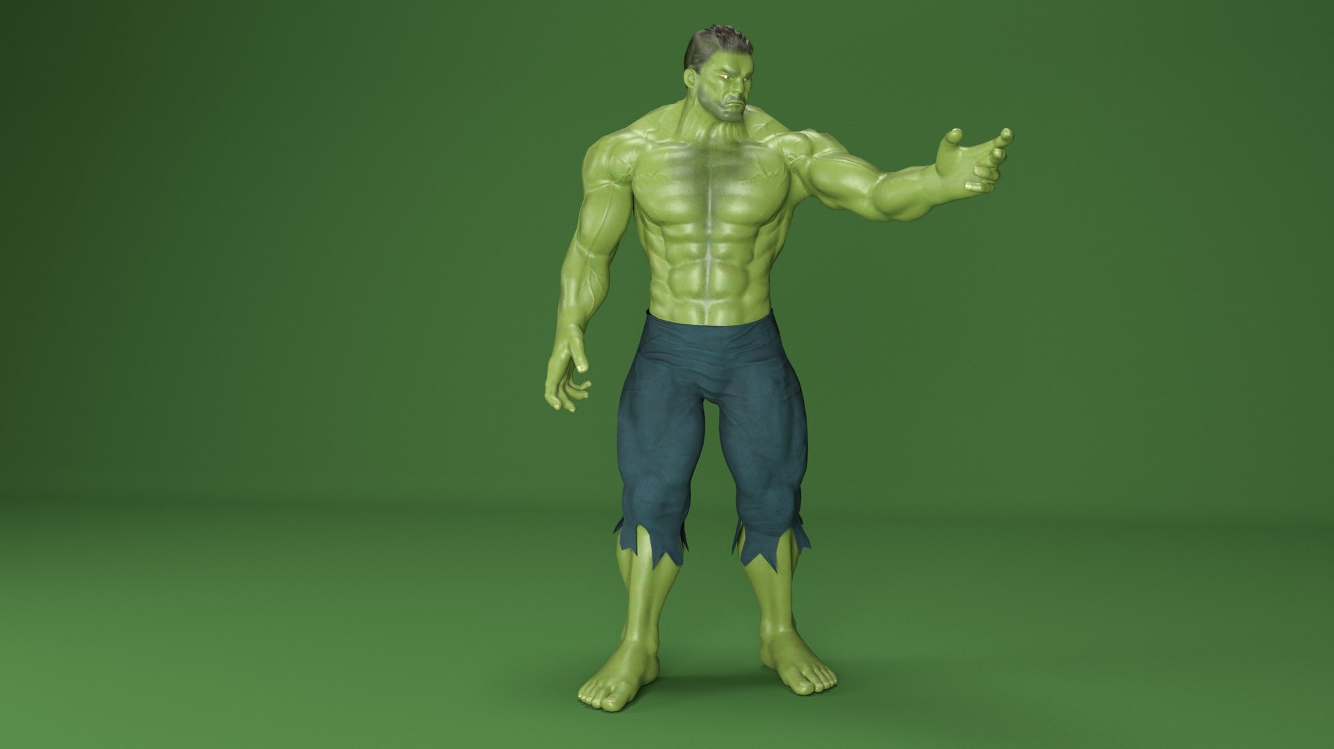 3D Hulk - TurboSquid 1705067