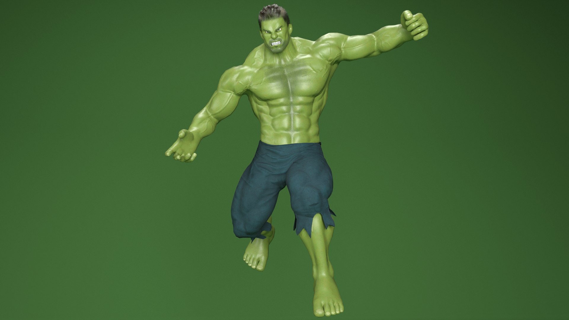 3D Hulk - TurboSquid 1705067