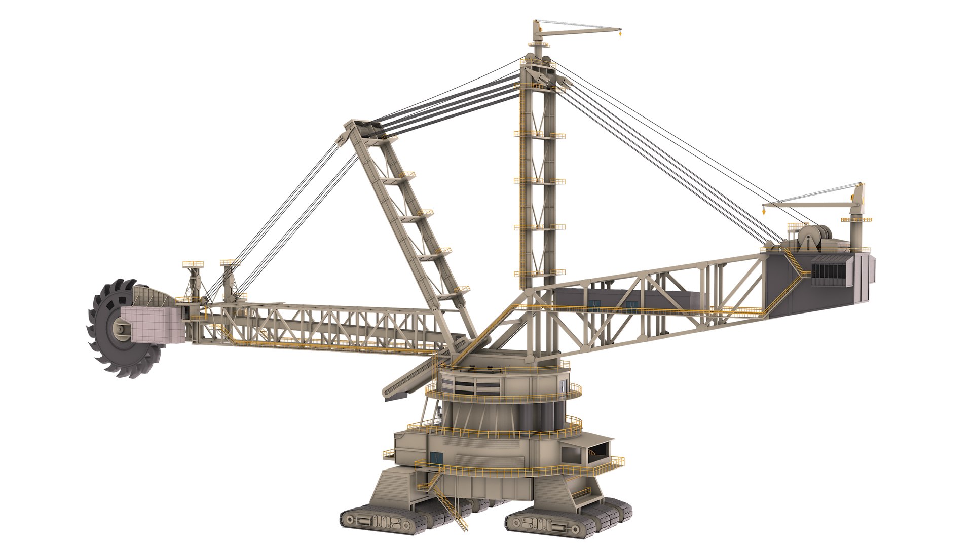 Mining Machinery Equipment 3D Model - TurboSquid 2207418