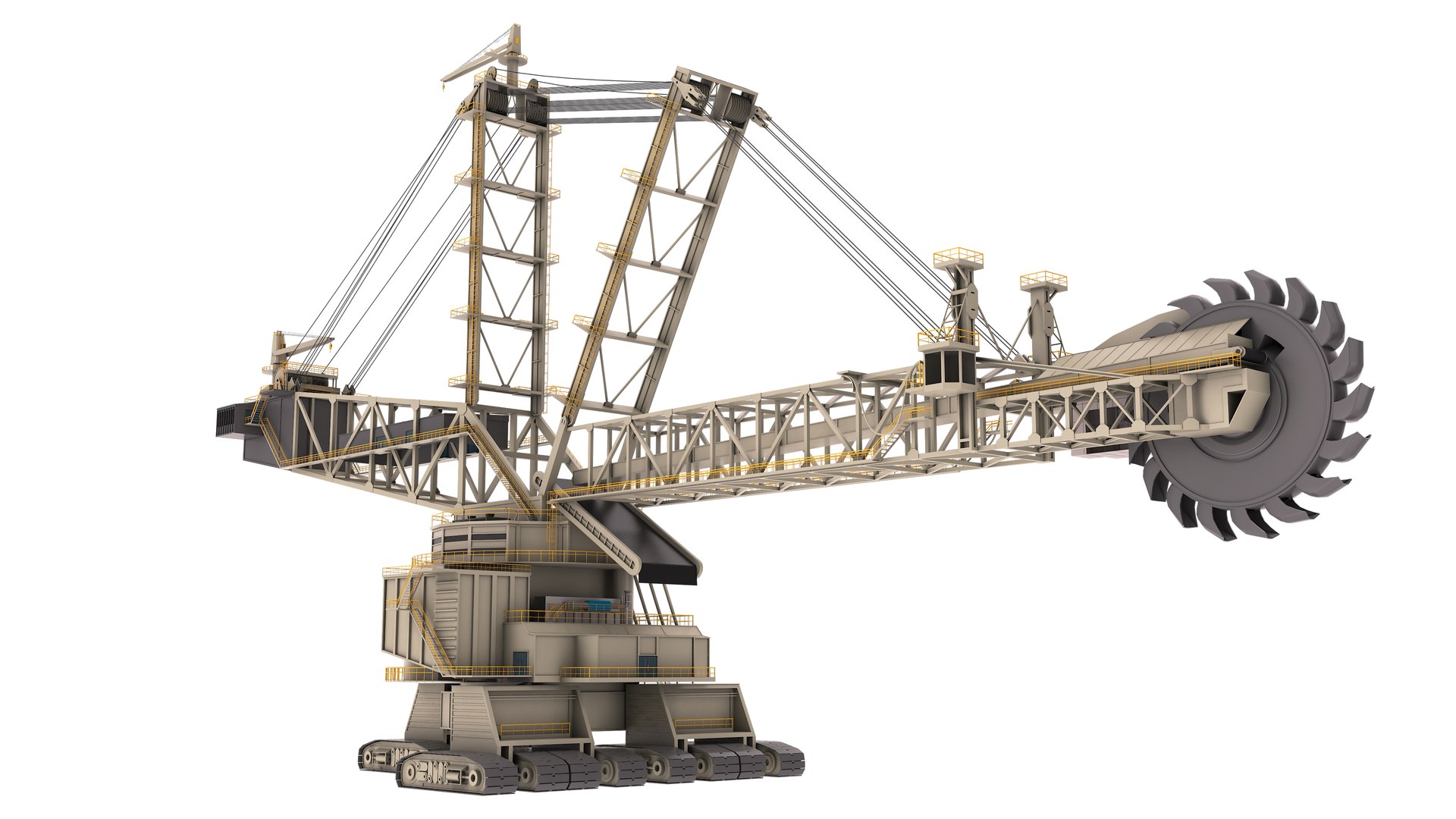 Mining Machinery Equipment 3D Model - TurboSquid 2207418