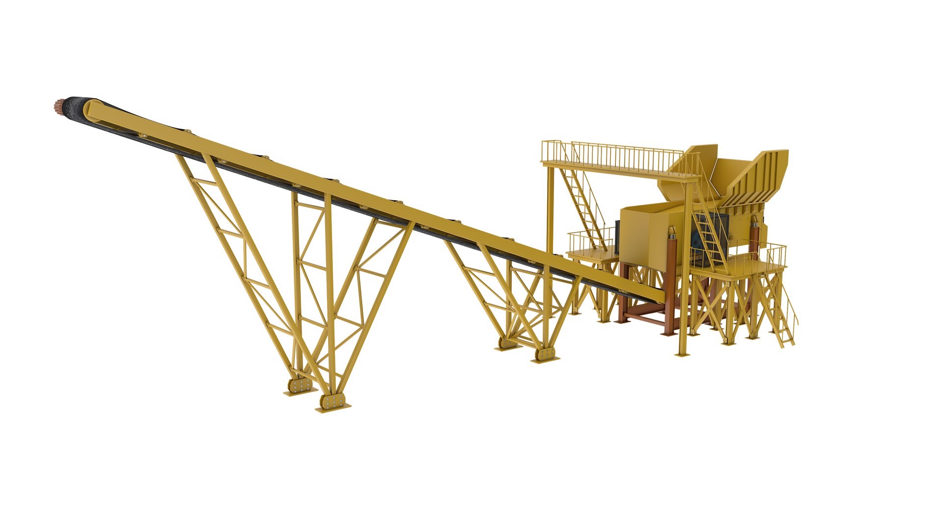 Mining Machinery Equipment 3D Model - TurboSquid 2207418