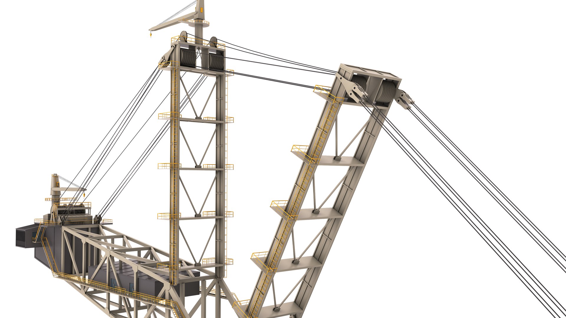 Mining Machinery Equipment 3D Model - TurboSquid 2207418