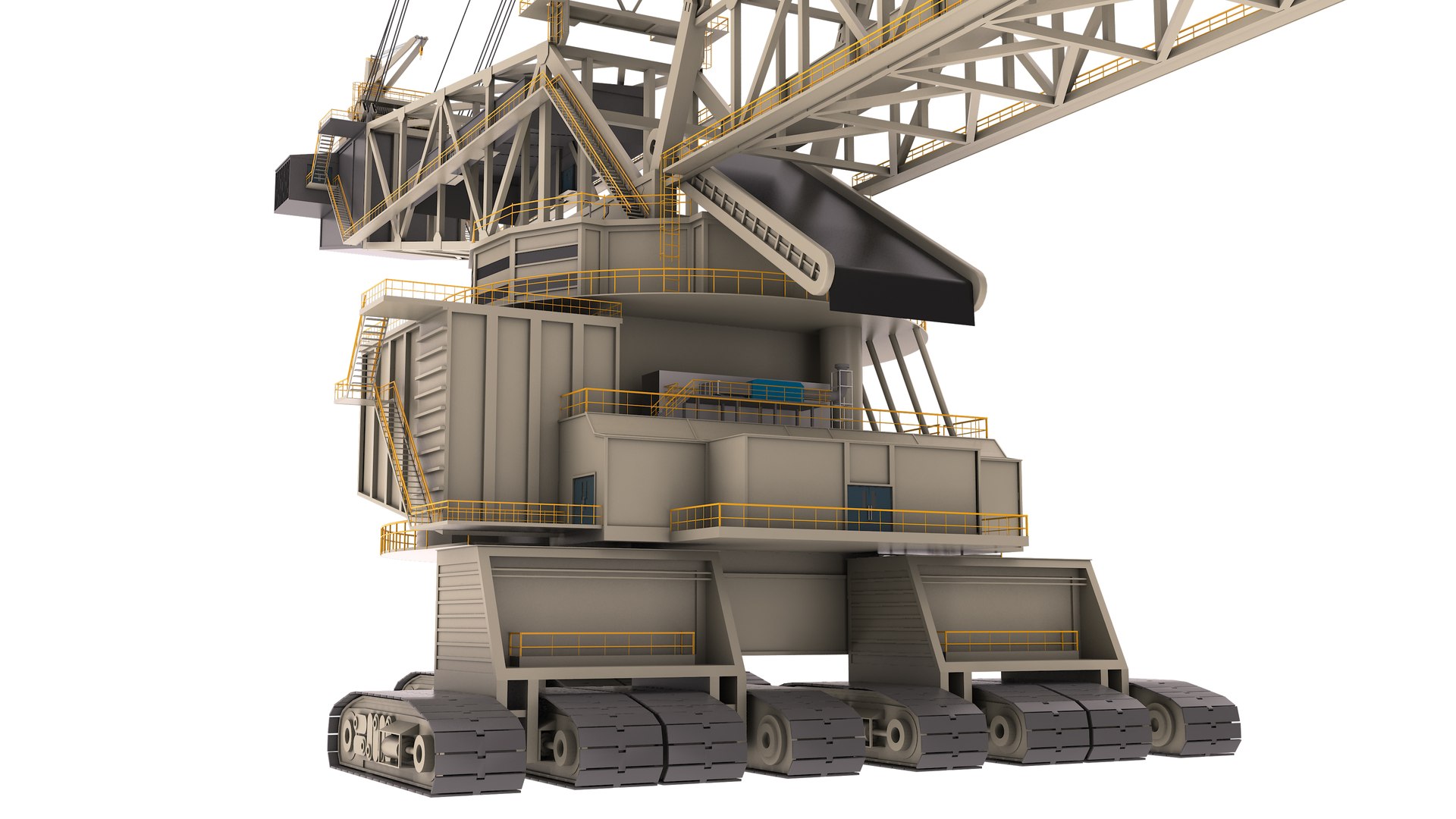 Mining Machinery Equipment 3D Model - TurboSquid 2207418