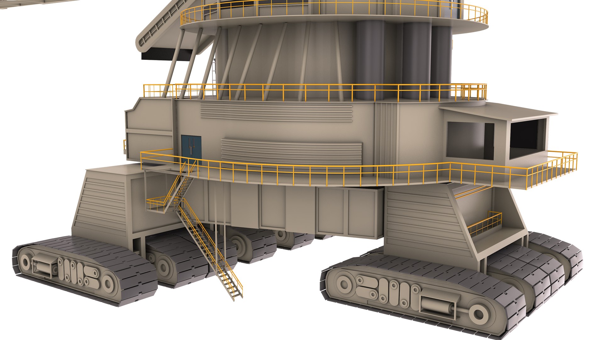 Mining Machinery Equipment 3D Model - TurboSquid 2207418
