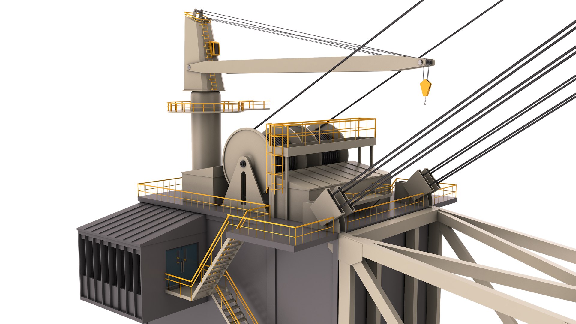 Mining Machinery Equipment 3D Model - TurboSquid 2207418