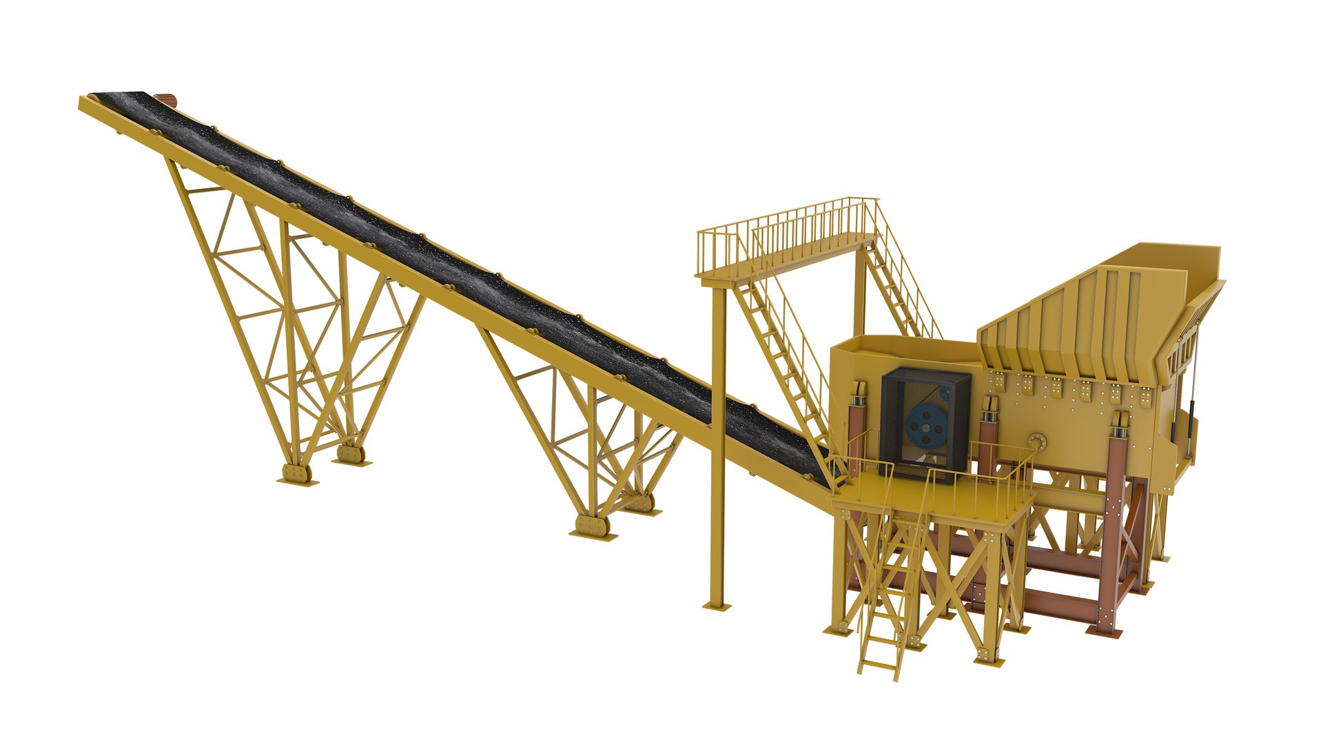 Mining Machinery Equipment 3D Model - TurboSquid 2207418