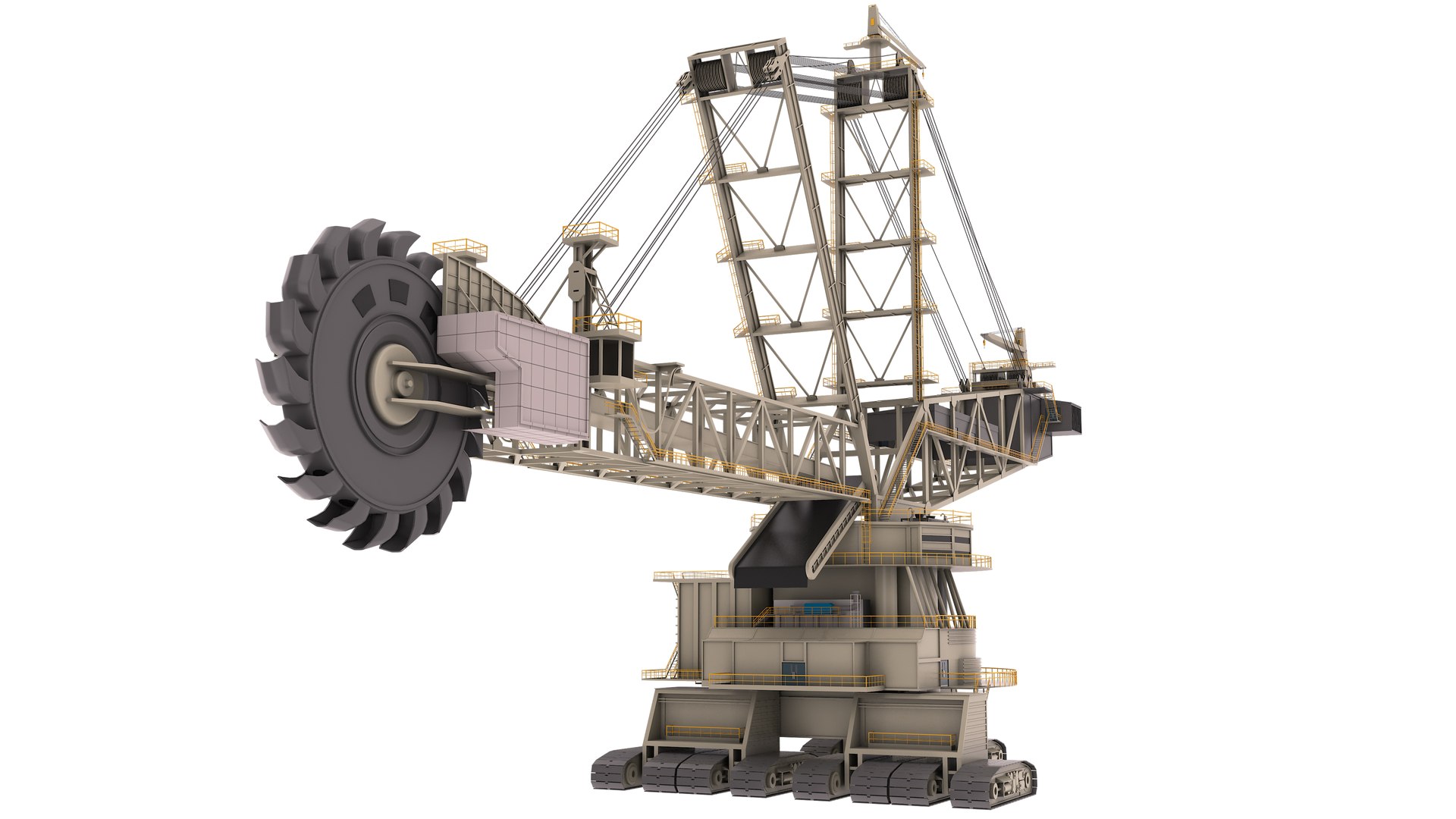 Mining Machinery Equipment 3D Model - TurboSquid 2207418