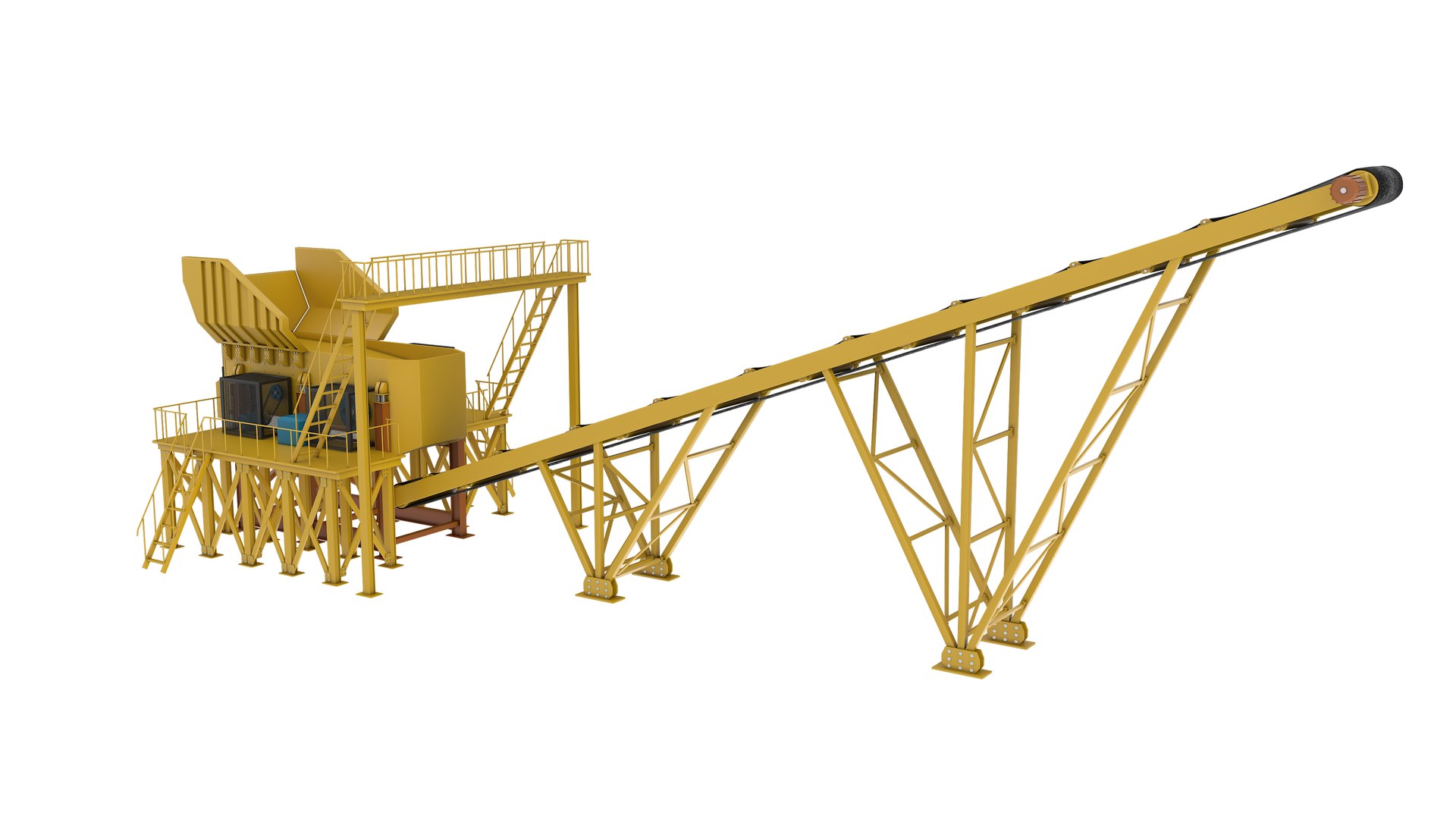 Mining Machinery Equipment 3D Model - TurboSquid 2207418