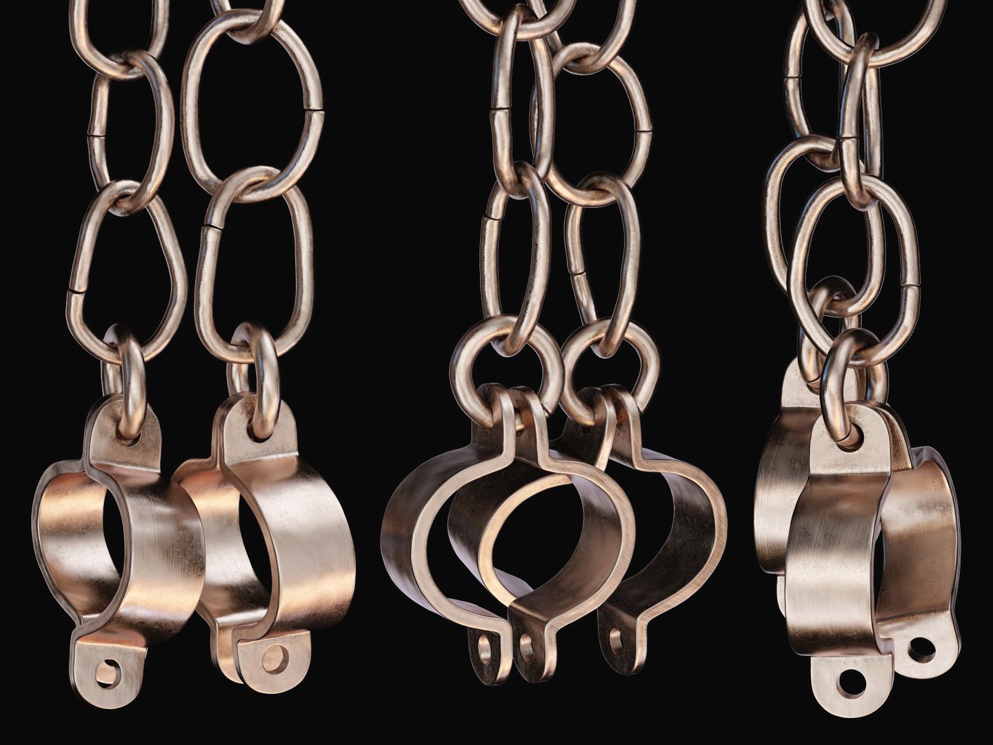 3d Model Jail Shackles