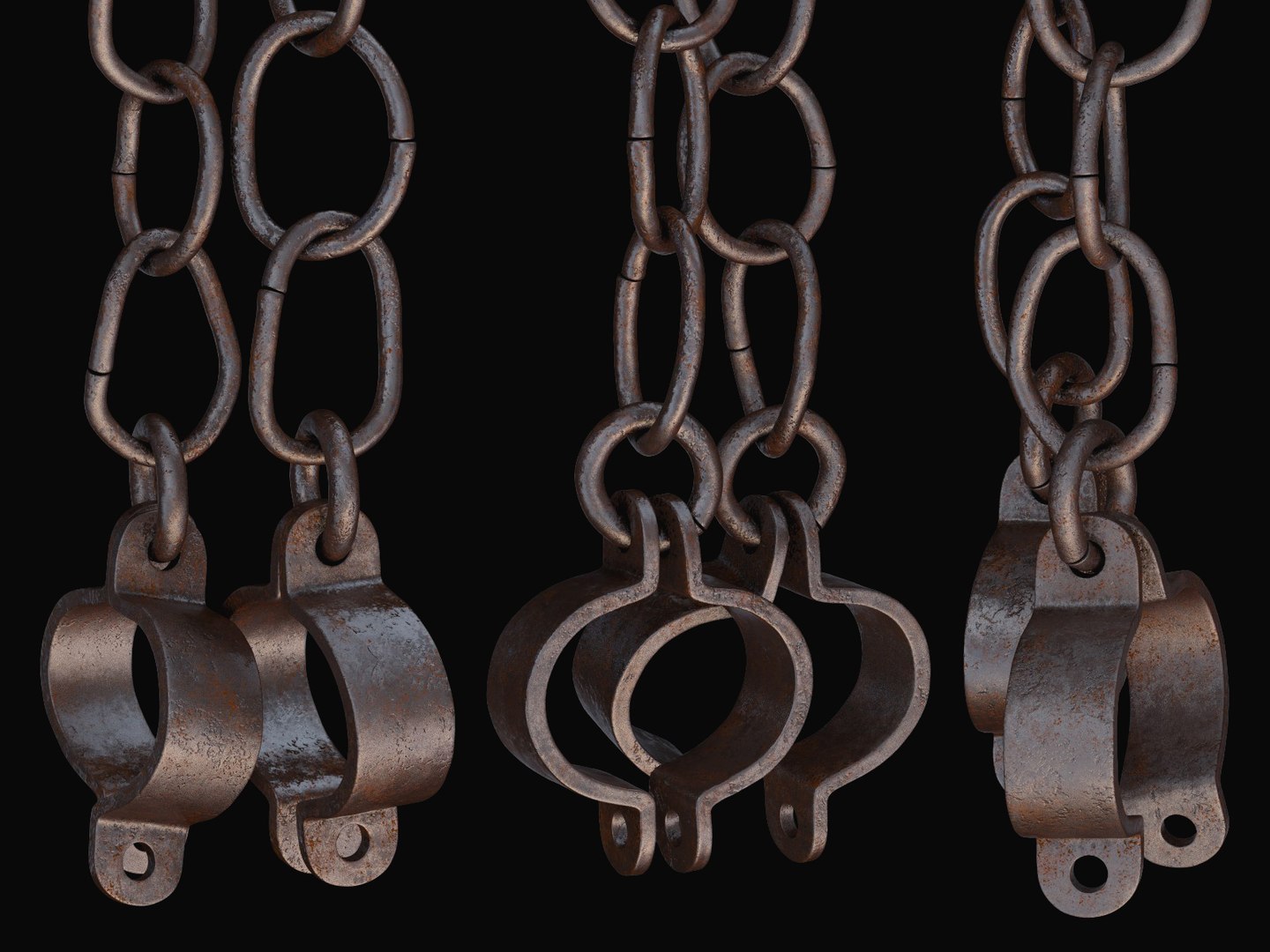 3d Model Jail Shackles