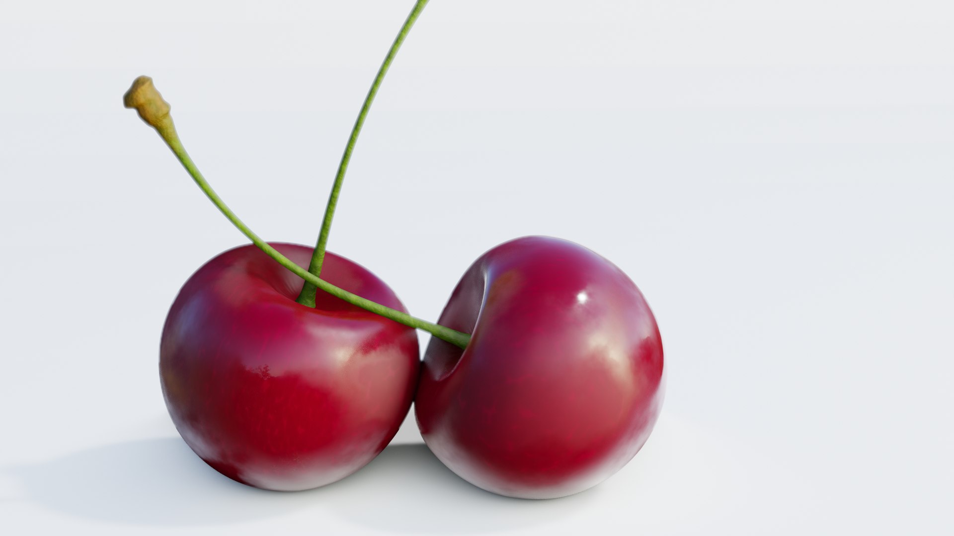 3D Model Fruit Cherry Food - TurboSquid 1600399