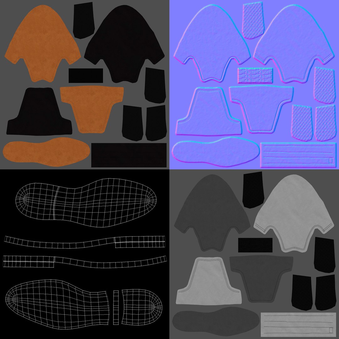 3D Chelsea Boots - TurboSquid 1328230