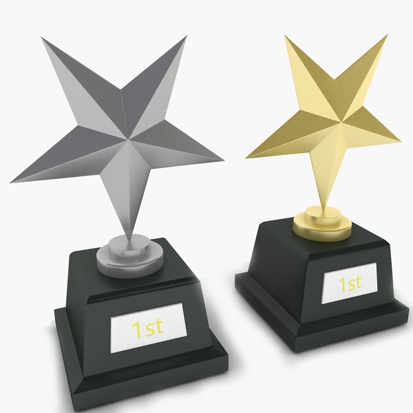 Star Trophy Awards 3d Model Turbosquid 2013255