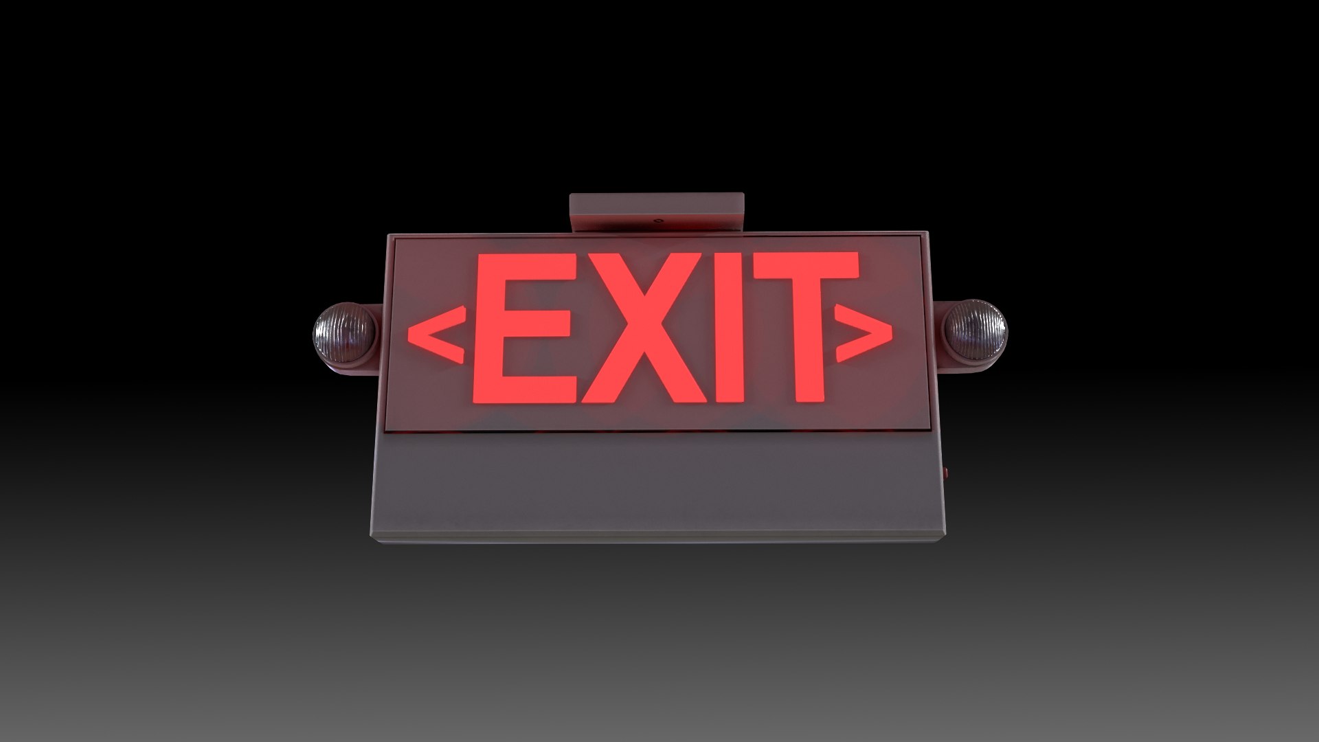 3D Model Exit Sign - TurboSquid 1743951