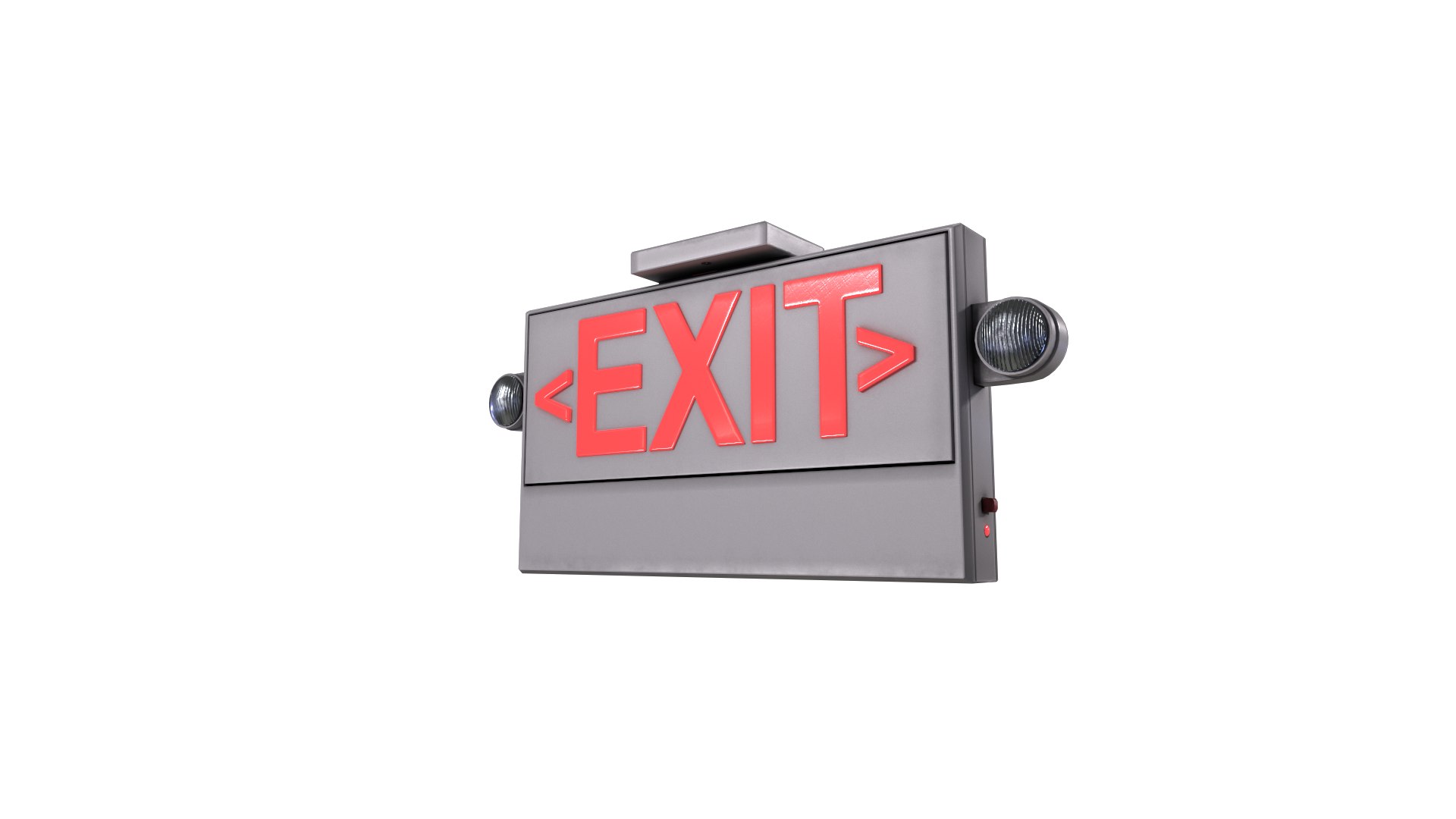 3D Model Exit Sign - TurboSquid 1743951