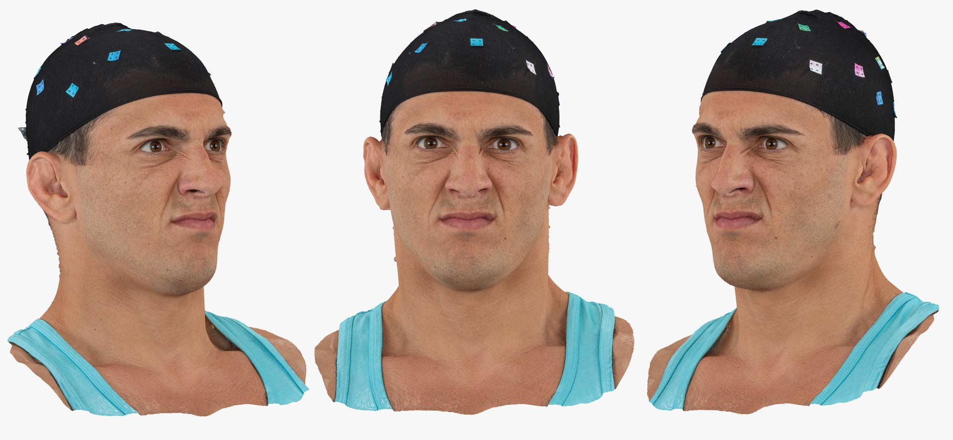 3D Mike Human Head Nasolabial - TurboSquid 1588709