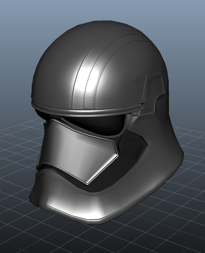 Phasma Helmet Model - TurboSquid 1402360
