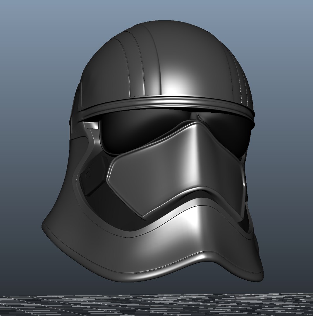 Phasma Helmet Model - TurboSquid 1402360