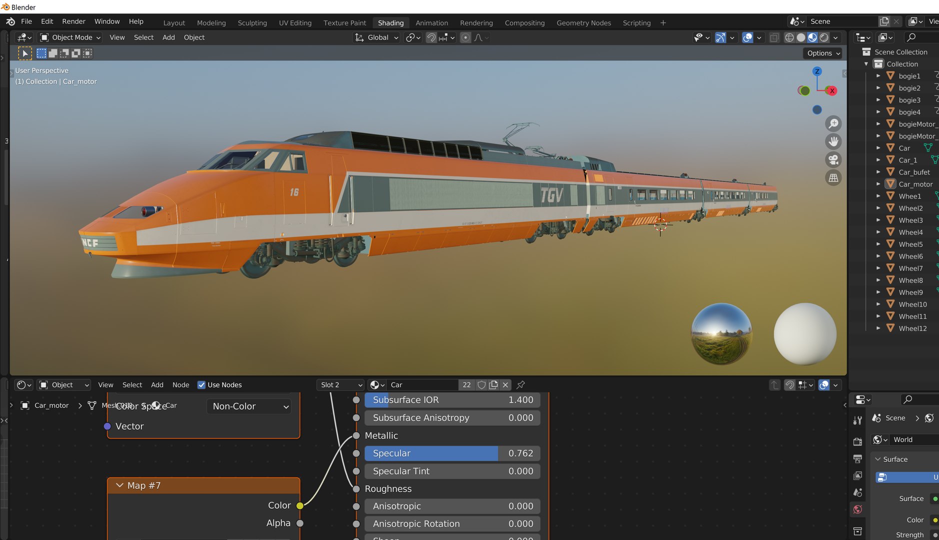 3D TGV High Speed Train - TurboSquid 2322380