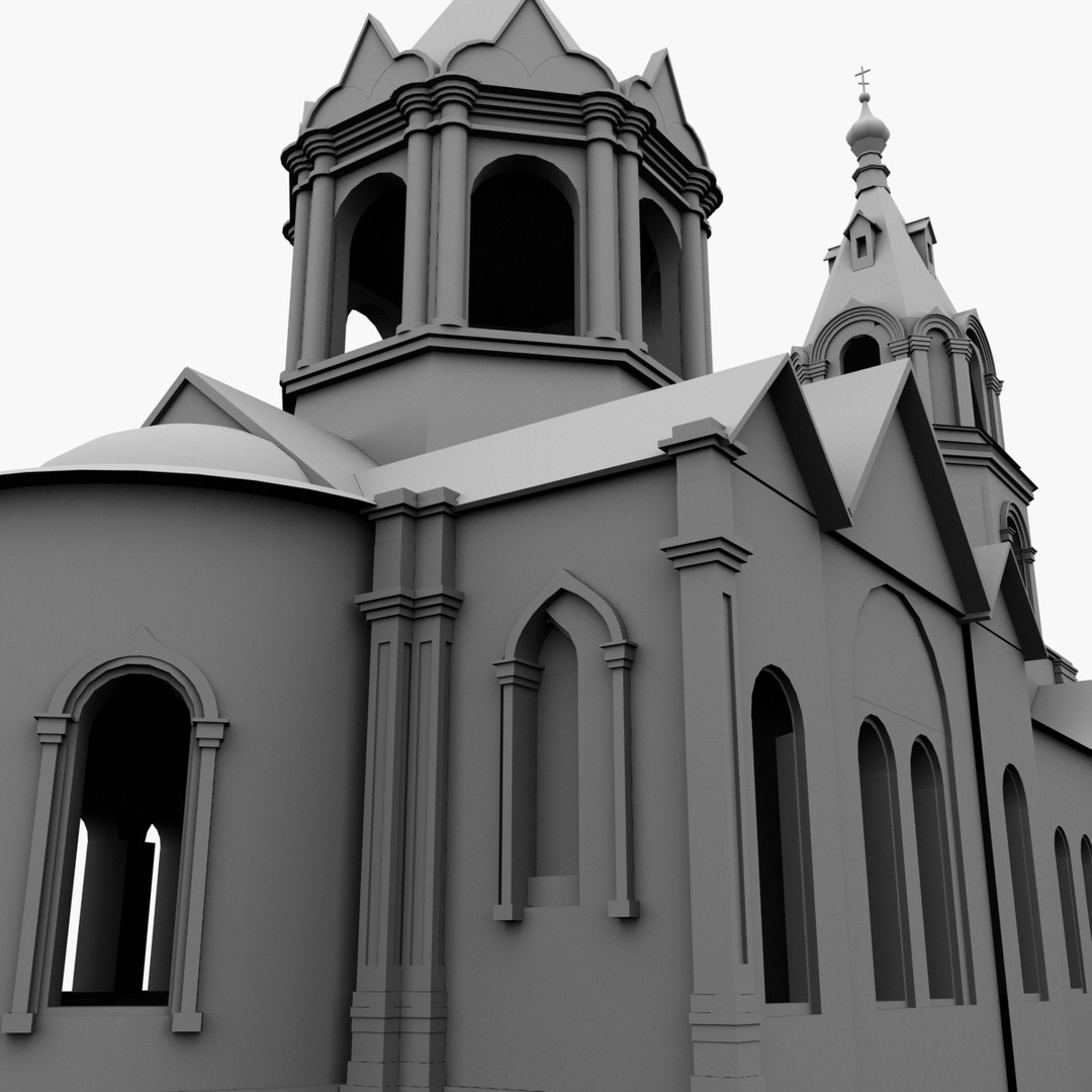 church 3d 3ds