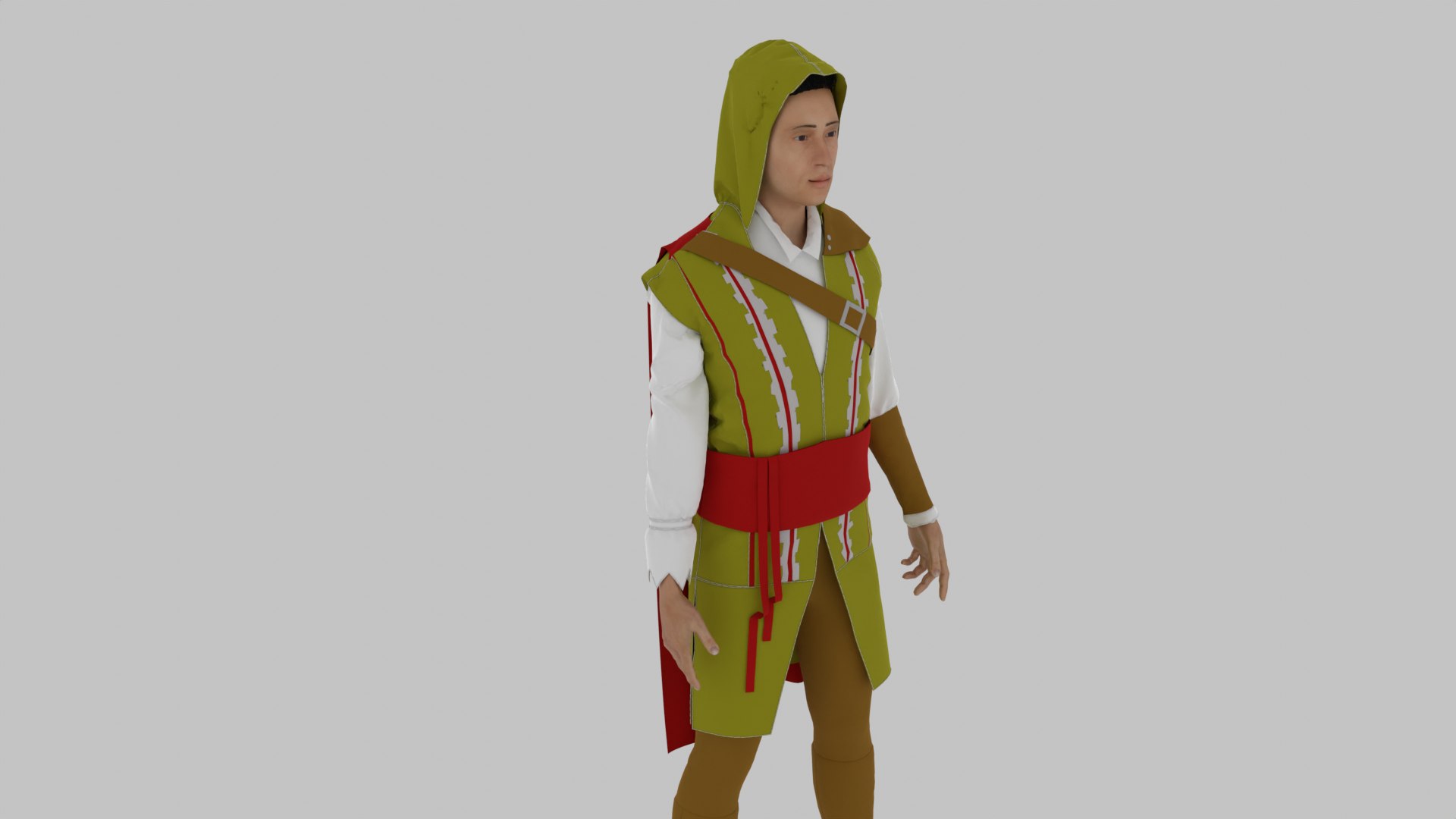 Assassin Character Model - TurboSquid 1970612