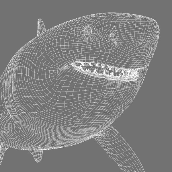c4d great white shark