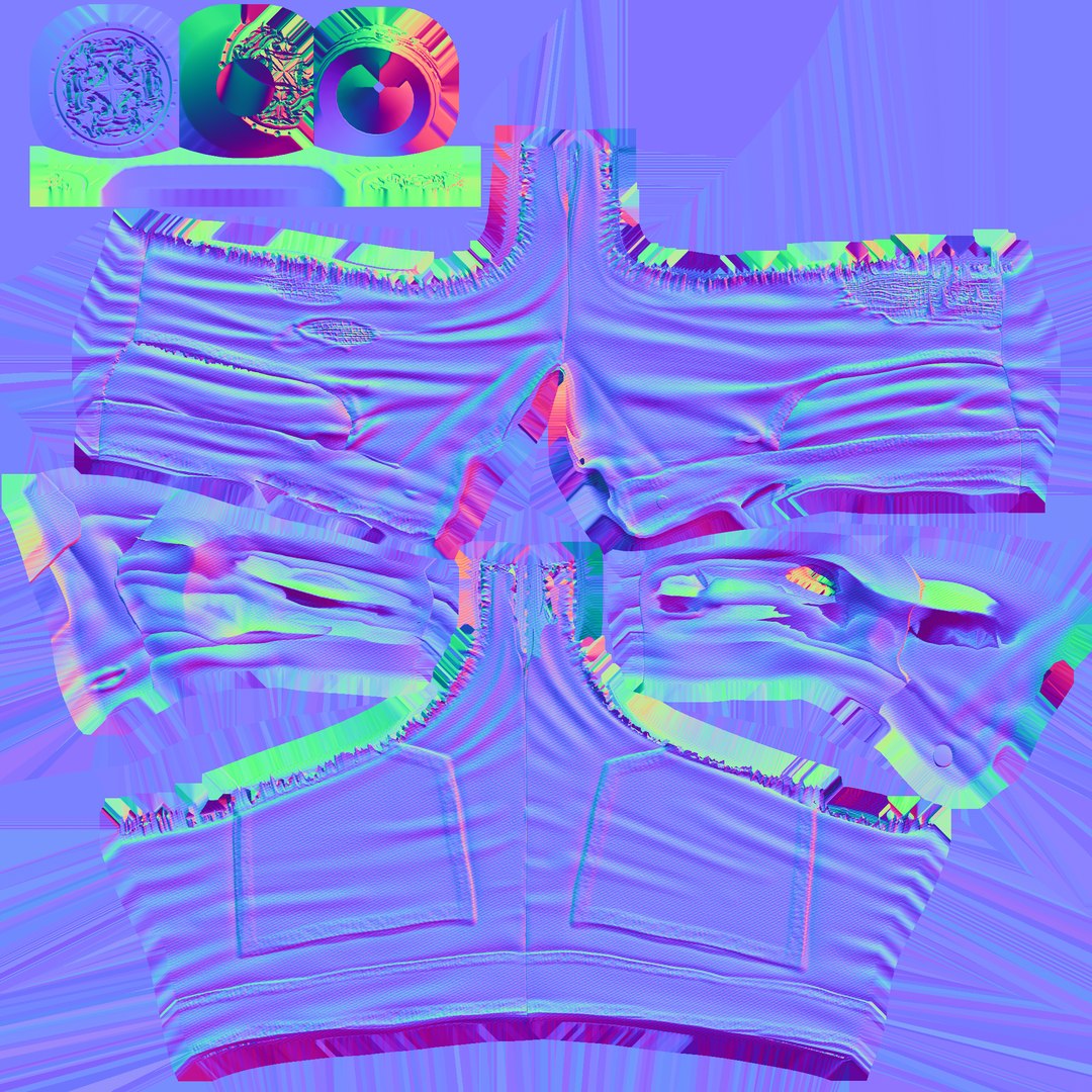 3D Open Front Unbuttoned Unzipped Micro Denim Shorts - TurboSquid 1962194